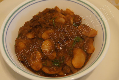 Viki 's Kitchen: Double beans curry