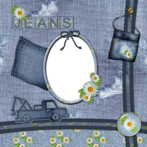 ForgetMeNot: denim frames