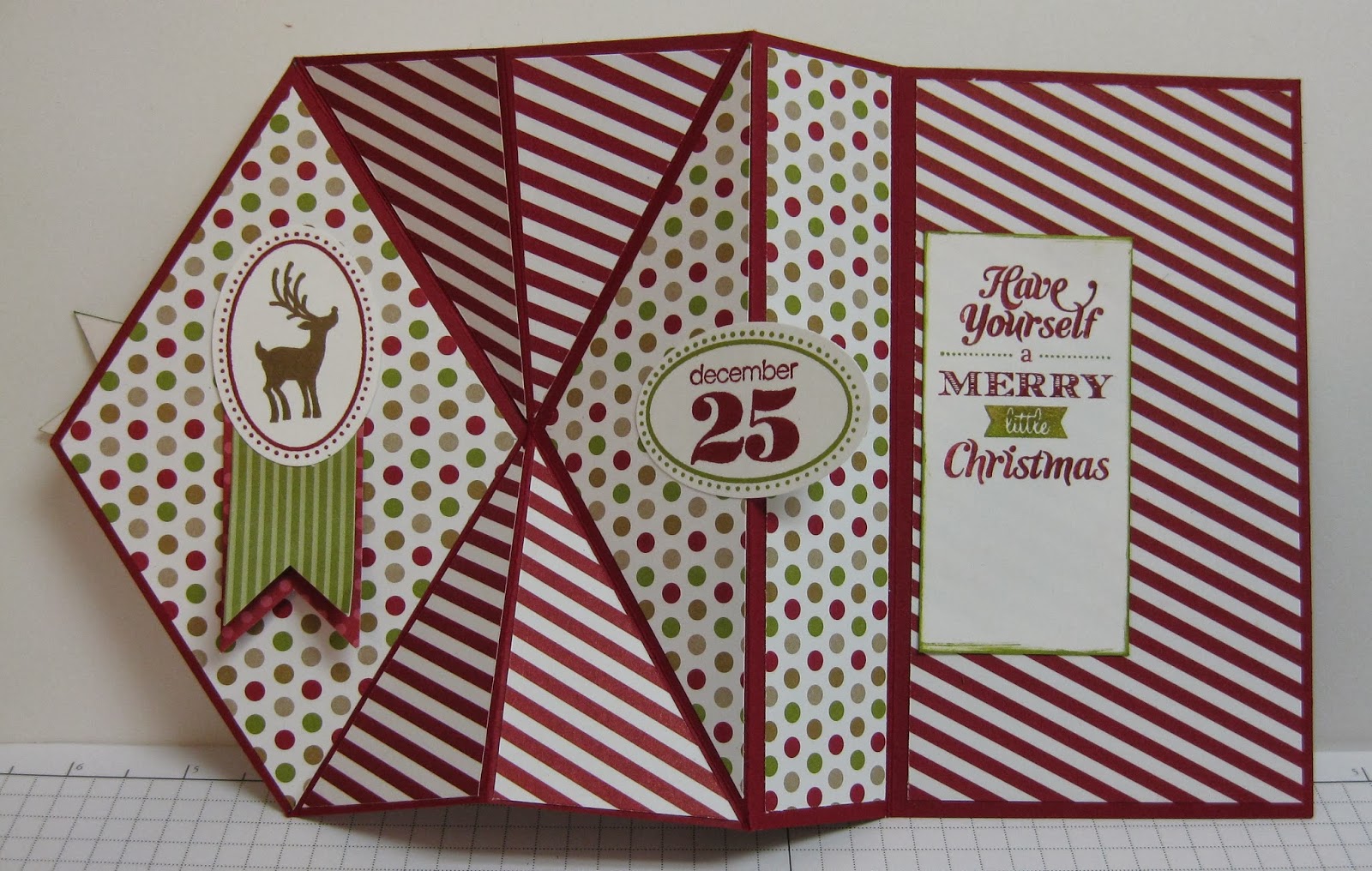 Smiles, Laura: Upright Diamond Card, modified....