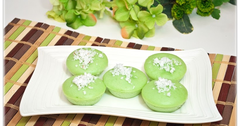 Pinay In Texas Cooking Corner: Pandan Puto(Steamed Pandan Rice Cake)