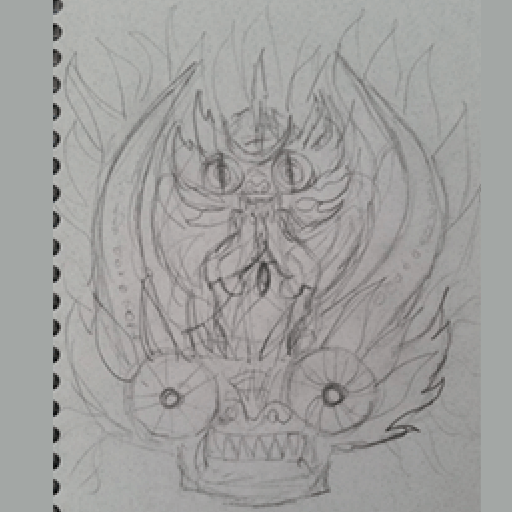 Pixel Art: Devil Mask ~ GAME51 Studios