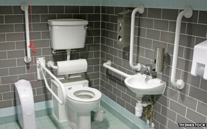 Accessible Toilet '' TOILET FOR THE PHYSICALLY CHALLENGED