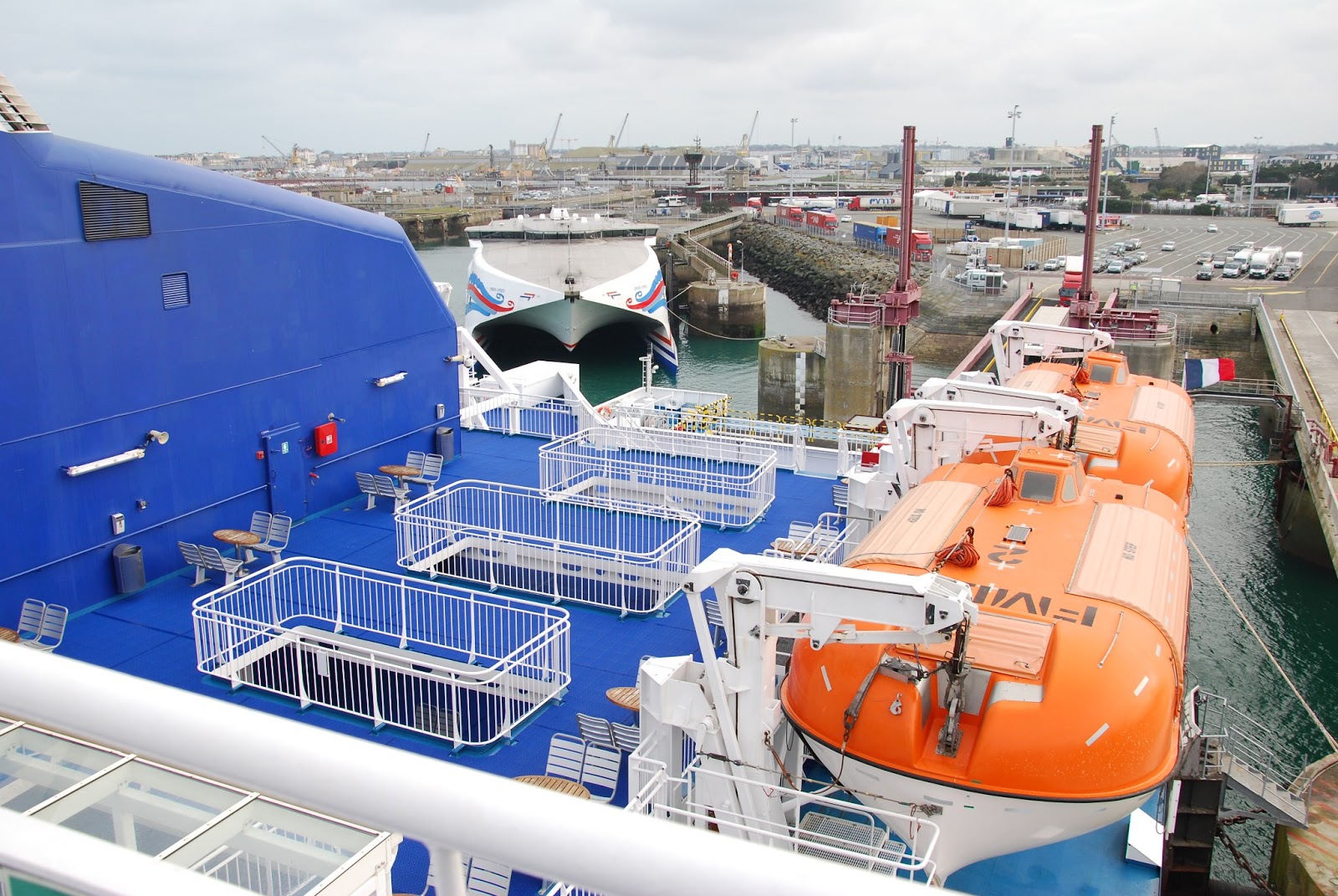 BRITTANY FERRIES: "ARMORIQUE" ready for sea at Saint-Malo