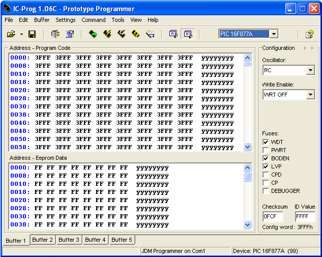 Puran's Blog: PIC Programming using ICSP and ICPROG
