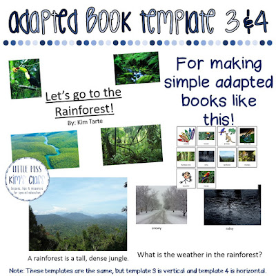 Little Miss Kim's Class: FREE Editable Adapted Book Templates for ...