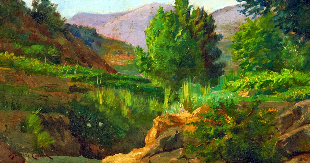 Paisajistas españoles del Siglo XIX y XX: José Moncada Calvache