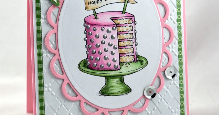 Inspired to Stamp: Birthday Cake!