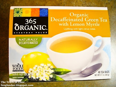 365 Organic Decaffeinated Green Tea with Lemon Myrtle | The Track of Time