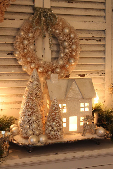 25+ Shabby Chic Christmas Decor Ideas