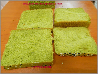 Tangzhong Method Spinach Bread #BreadBakers - Sneha's Recipe