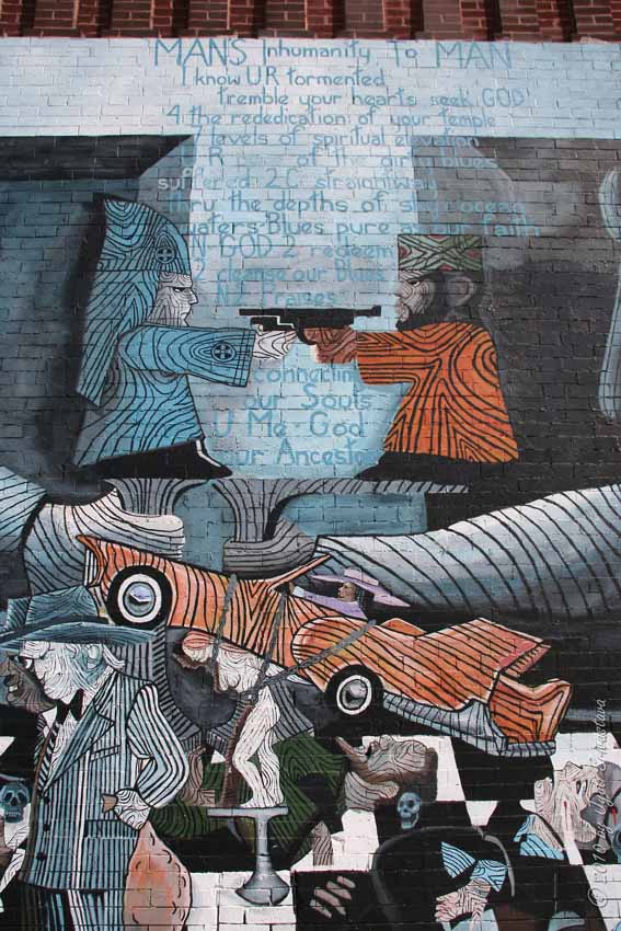 Public Art in Chicago: Mural "The Wall of Day Dreaming and Man's ...