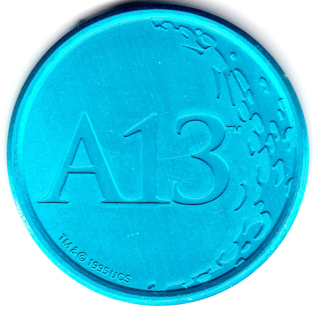 Toys and Stuff: Hardee's Apollo 13 Pog Collector Case - Pogs 1 - 10