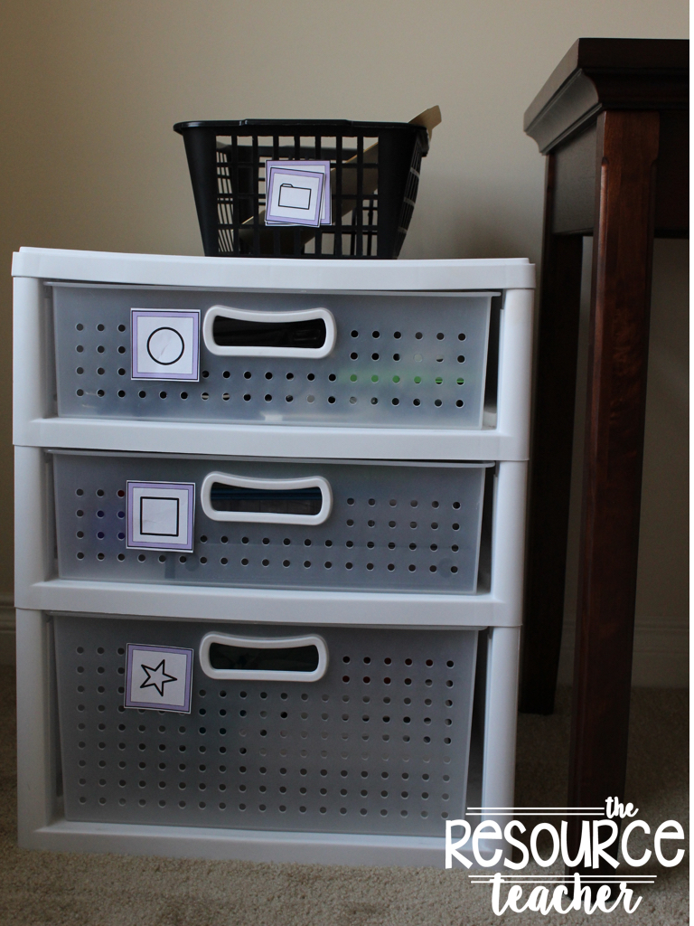 The Resource Teacher: Work Task Labels