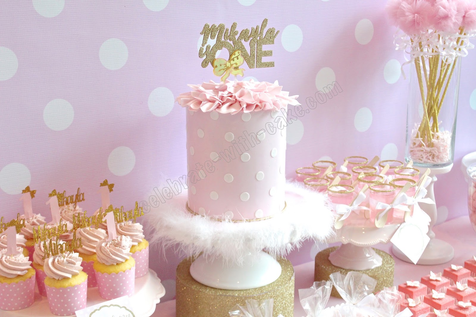 Celebrate with Cake!: Polka Dot Themed Set up (Click on Post for more ...
