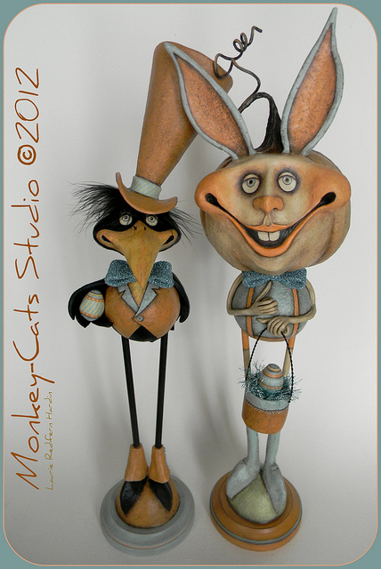 Laurie Hardin: Jack-o'-Bunny and Cornelius the Easter Crow
