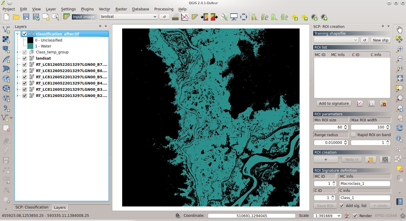 From Gis To Remote Sensing Supervised Classification For Flood Monitoring Using The Semi