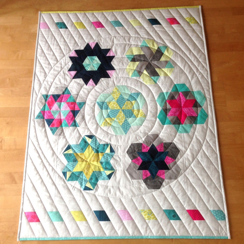 einfach bunt...: einfachbunt: Mein Sweet Tooth Quilt