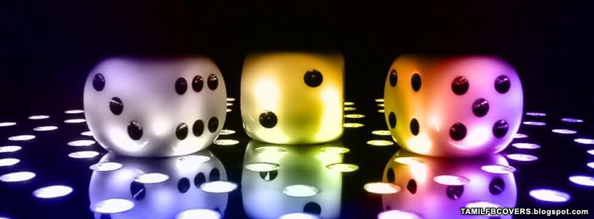 My India FB Covers: Colourful Dice - Colourful FB Cover