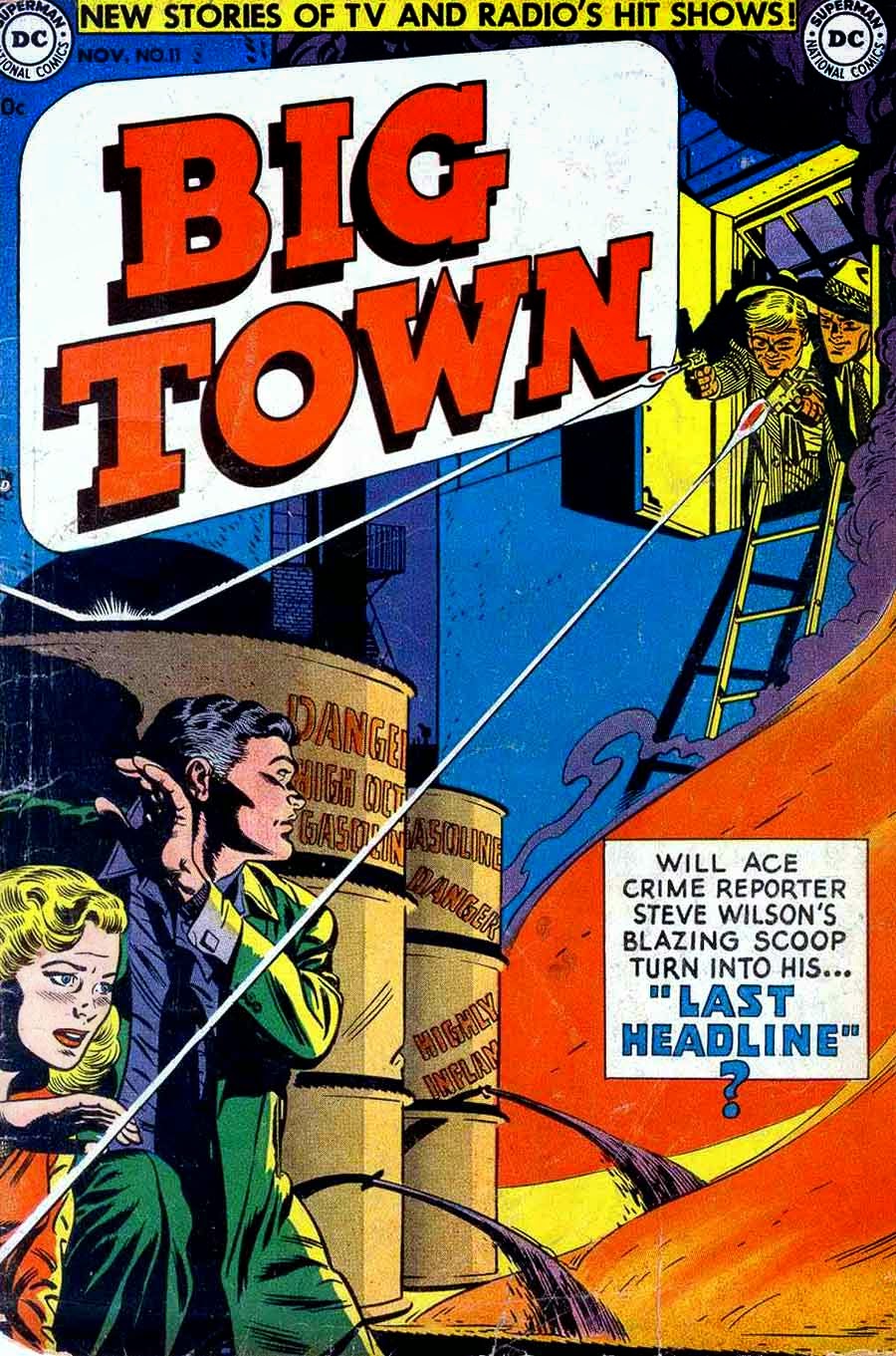 The ALEX TOTH archives: TOTH - BIG TOWN 11, cover (1), DC Comics ...