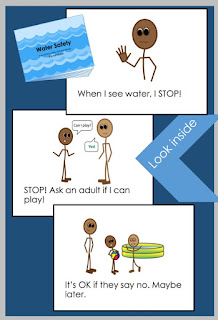 Staablog: Water Safety Book - Social Story about staying safe around water