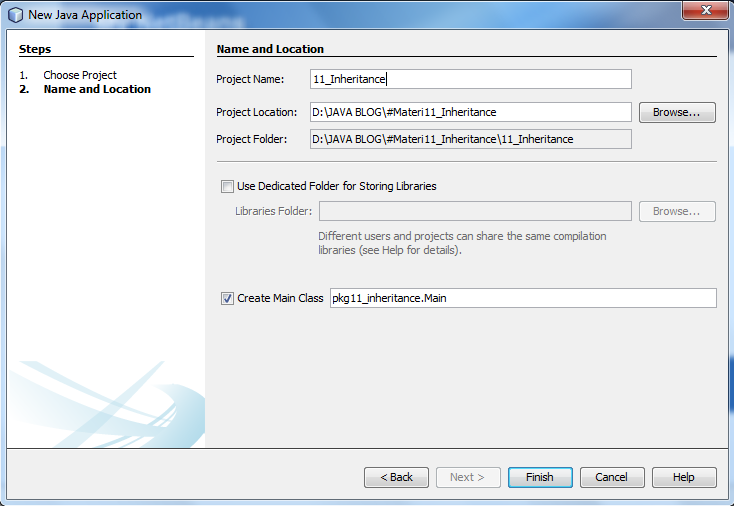 Tutorial Membuat program di java Netbeans: Materi #11 : Inheritance - SUPER SUB CLASS