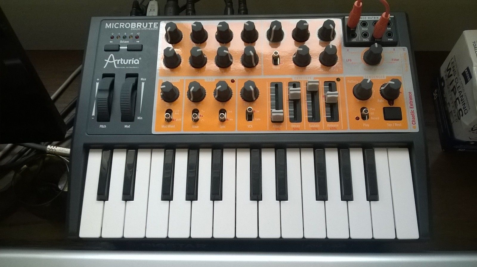 MATRIXSYNTH: Arturia MicroBrute Synthesizer with Preset Overlays