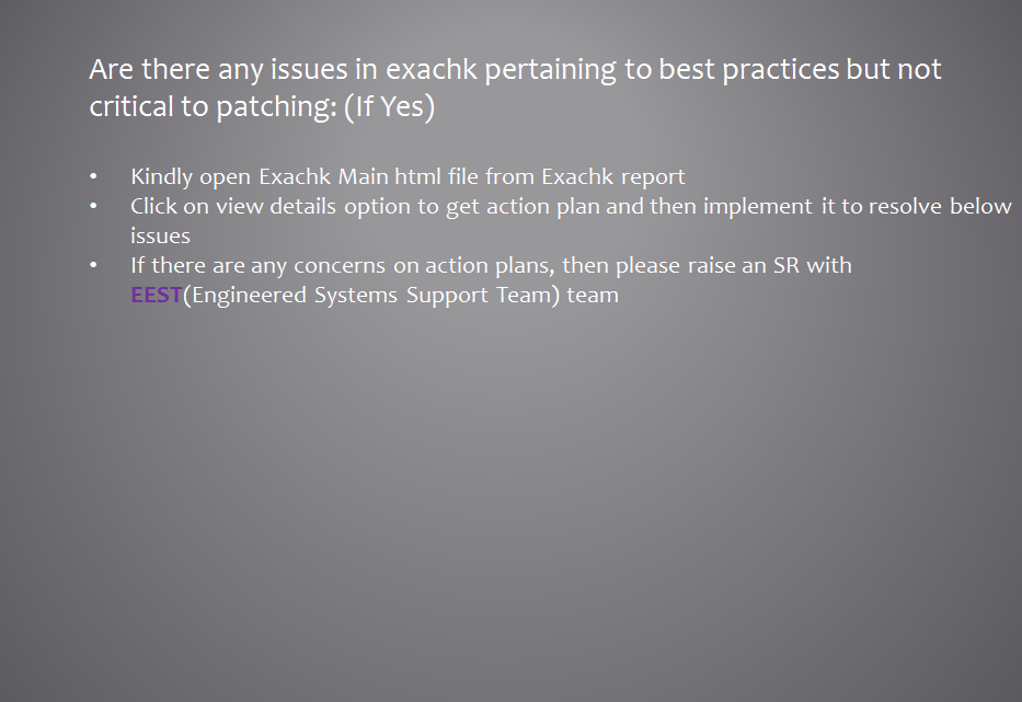 ORACLE DATABASE: Exadata Patching - Patching Strategy - Storage Server ...