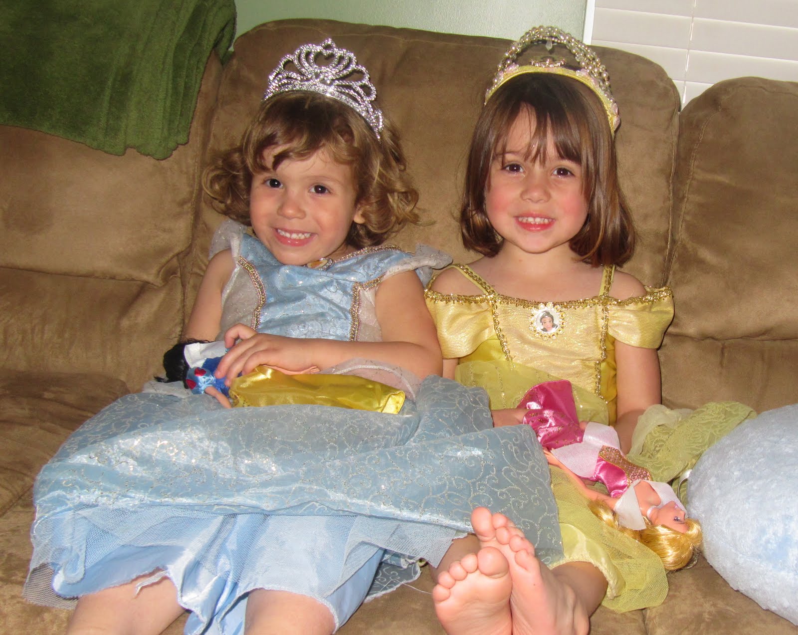 Chase Family: Abby's first sleepover