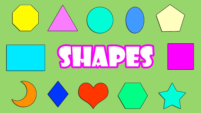 Shapes for kids │ Learn 14 basic shapes │ #Shapescollection for children