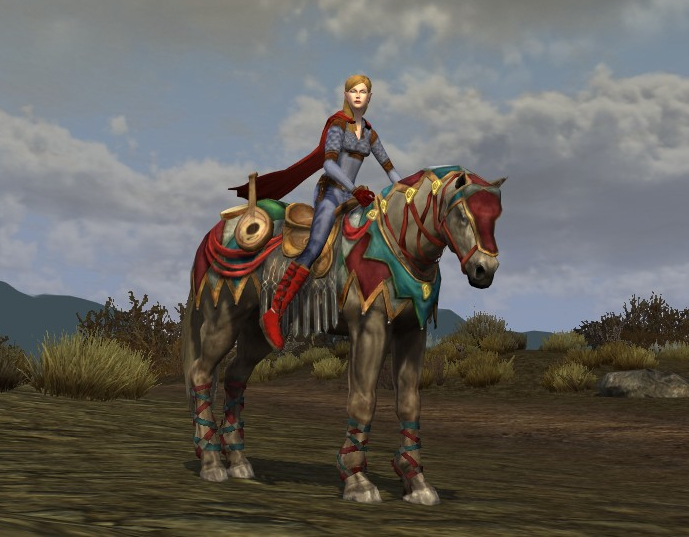 Supergirl of Lorien: Rohan: Warsteed Cosmetic Looks