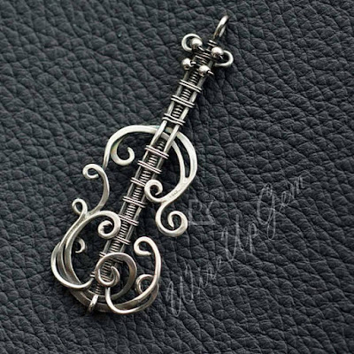 Musical Instrument Inspired Wire Wrapped Pendants and Tutorials by ...