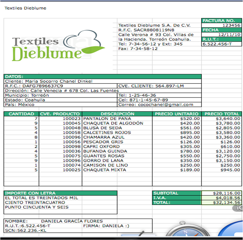 Como Llenar Una Factura De Venta En Excel Con Plantilla Gratis Para - Riset