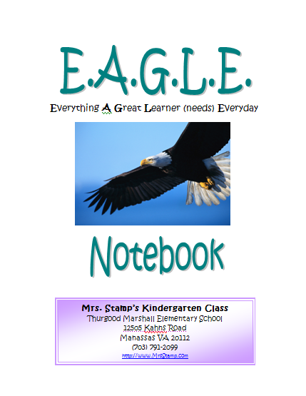 EAGLE Notebooks... our Home/School Communication binders!! - Mrs. Stamp ...
