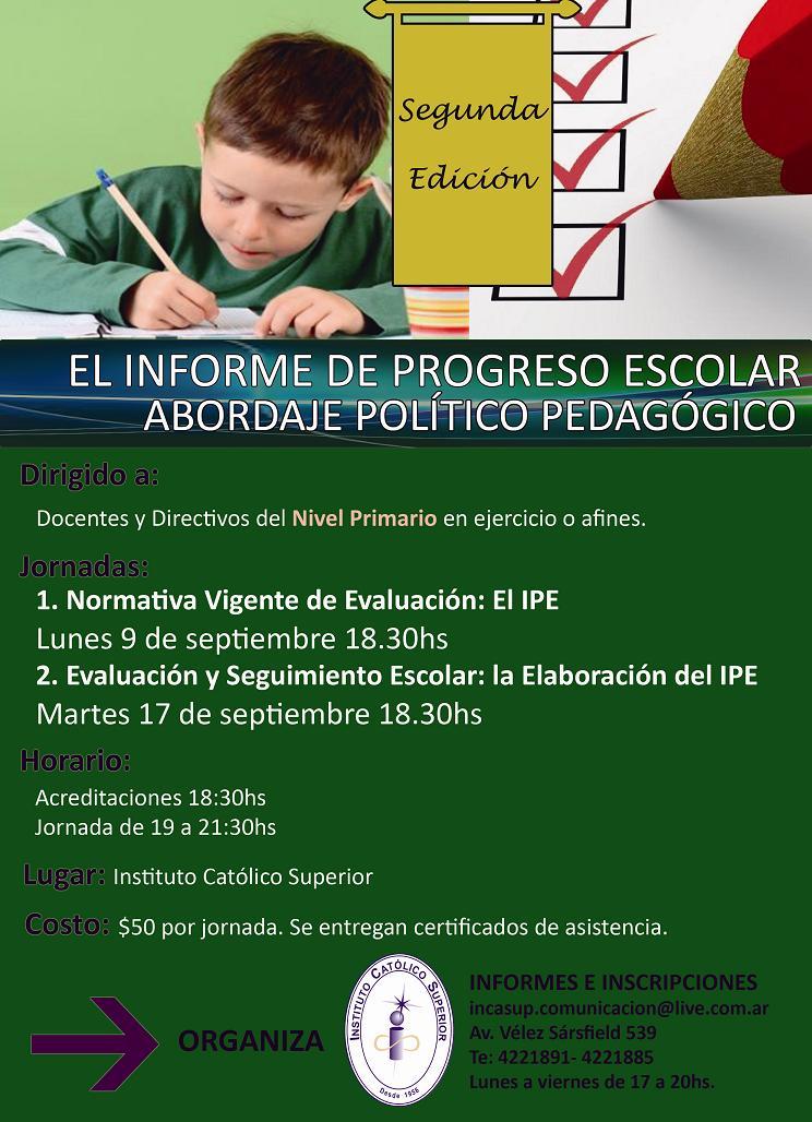 Formación Docente: II edición de las Jornadas de Informe de Progreso ...