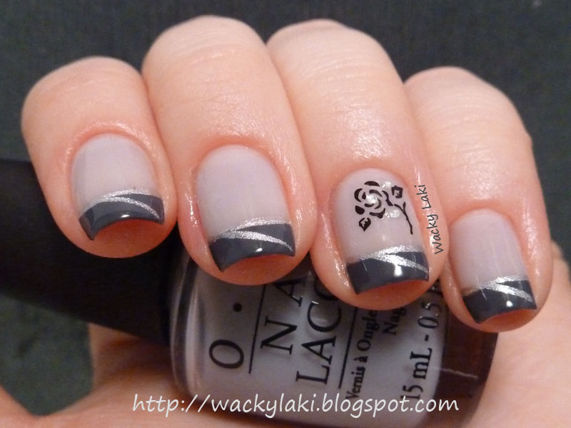 Wacky Laki: Funky French with OPI My Pointe Exactly and Zoya Kelly Tips