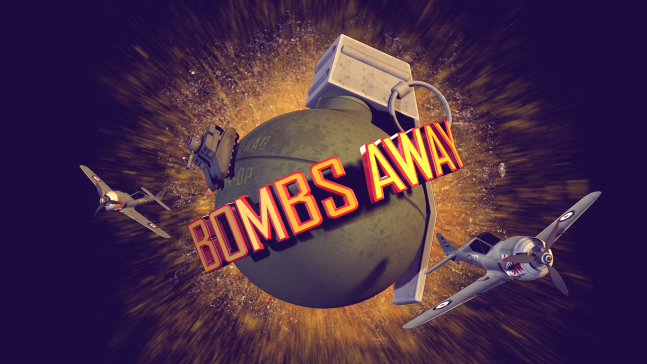 TBSN | They Best Shine Next: Bombs Away! Title Card Design