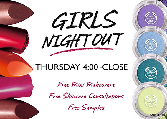 The Body Shop Girls Night Out Event + Giveaway! - CrystalCandy Makeup ...