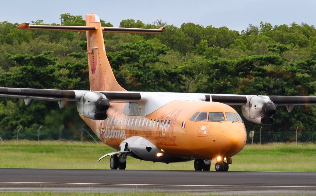 Far North Queensland Skies: Air Caledonie ATR42-500 departs