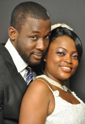 Funke Akindele and Benjamin Joseph's 'wedding photo' :-)