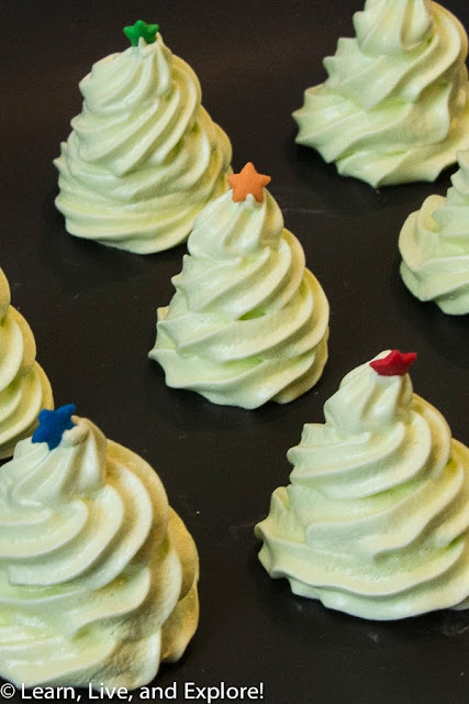 Meringue Christmas Trees ~ Learn, Live, and Explore!