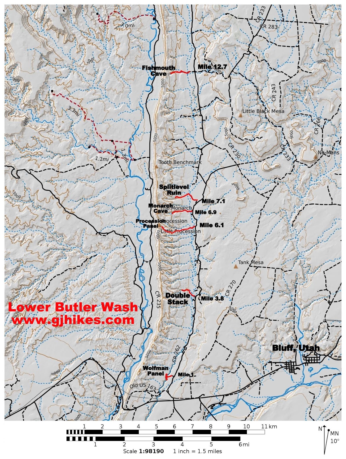 gjhikes.com: Split Level Ruin