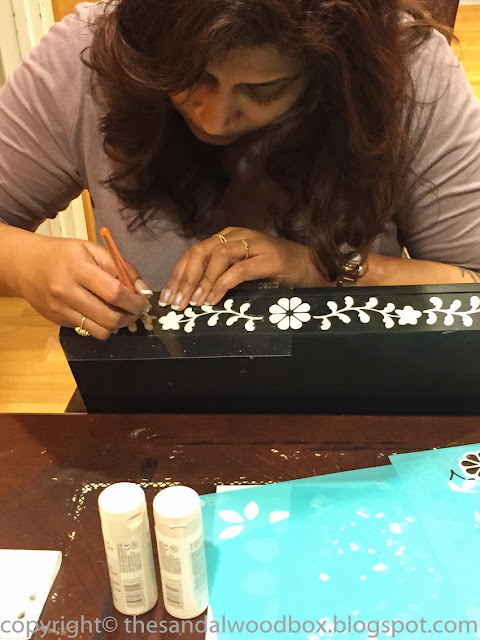 The Sandalwood Box: Bone Inlay