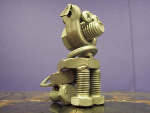 Conteng2Kreatif: Arca Comel dari Besi Terbuang (46 Gambar)