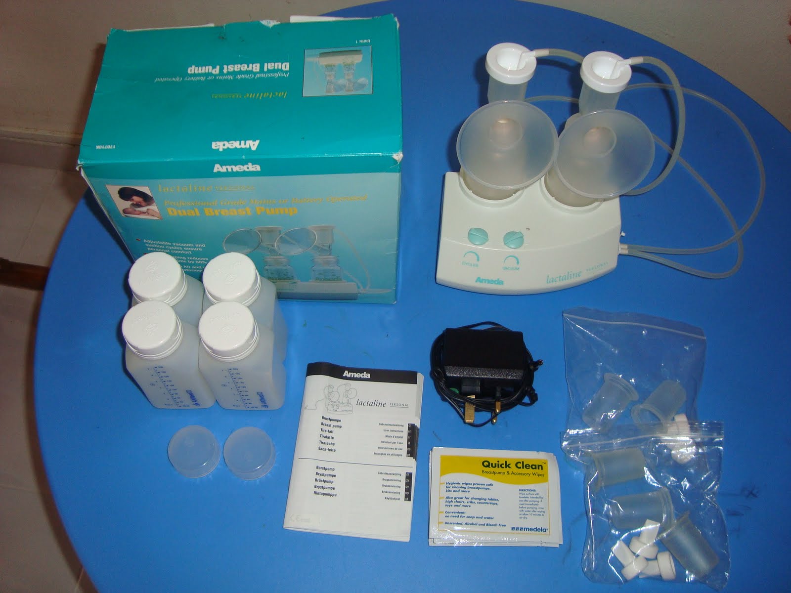 wan4baby: Ameda Lactaline Breast Pump (Pre-loved) Good Condition!!