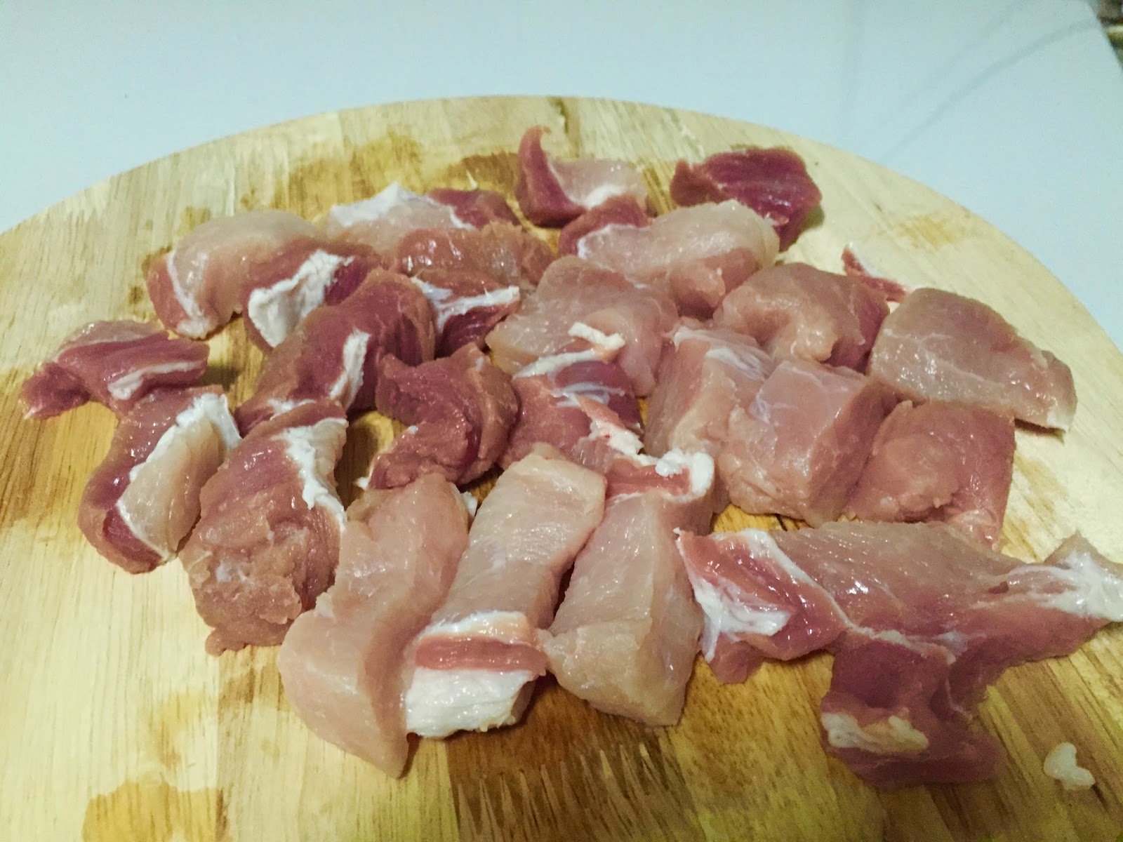 cocoadose: Pork and Rape leaves (Sungur ko masu ra tori ko sag)
