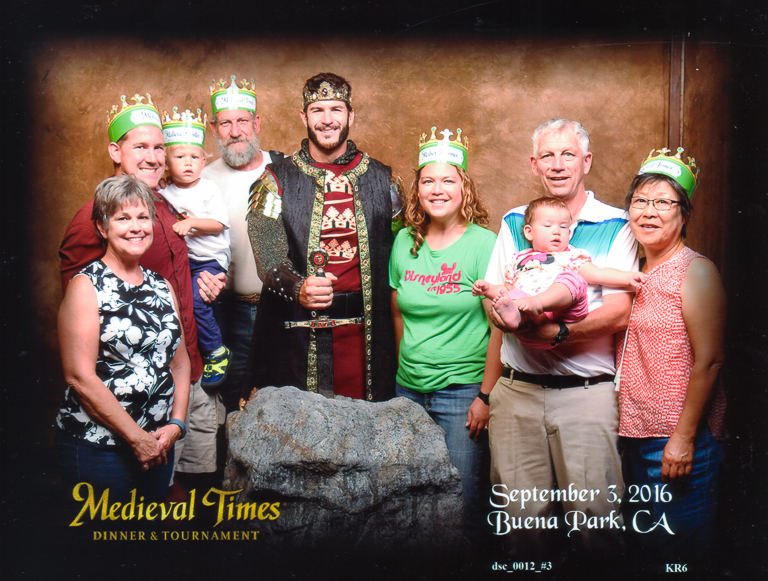 Tales of the Flowers: Medieval Times - dining as Kings Royalty
