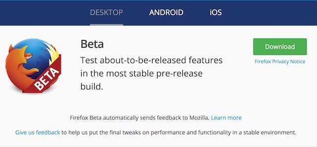 Firefox Quantum Beta : Firefox Quantum with Next-Generation Browser ...
