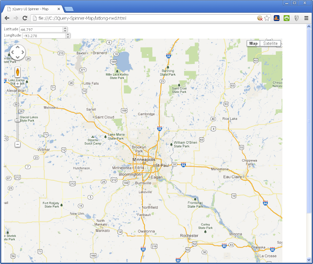 Technical Articles and Tips: How to make jQuery UI Spinner-Map Example ...
