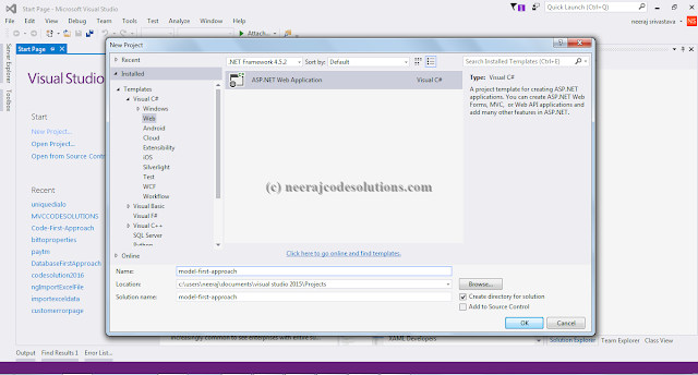Entity Framework Model First Approach In Mvc Neeraj Code Solutions Cmvcjavascript 9846