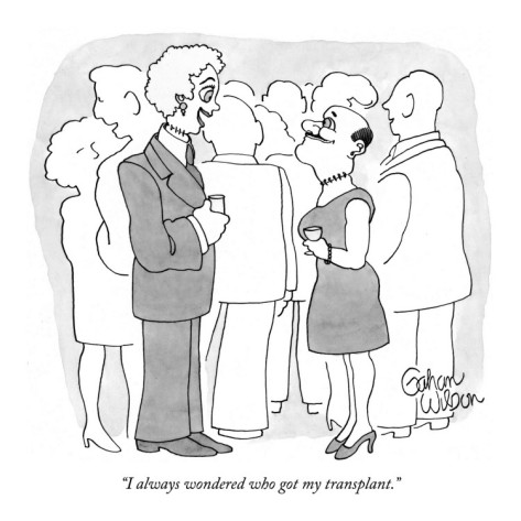 A Marrow Chronicle: Transplant Cartoons Caution:Humor Noir